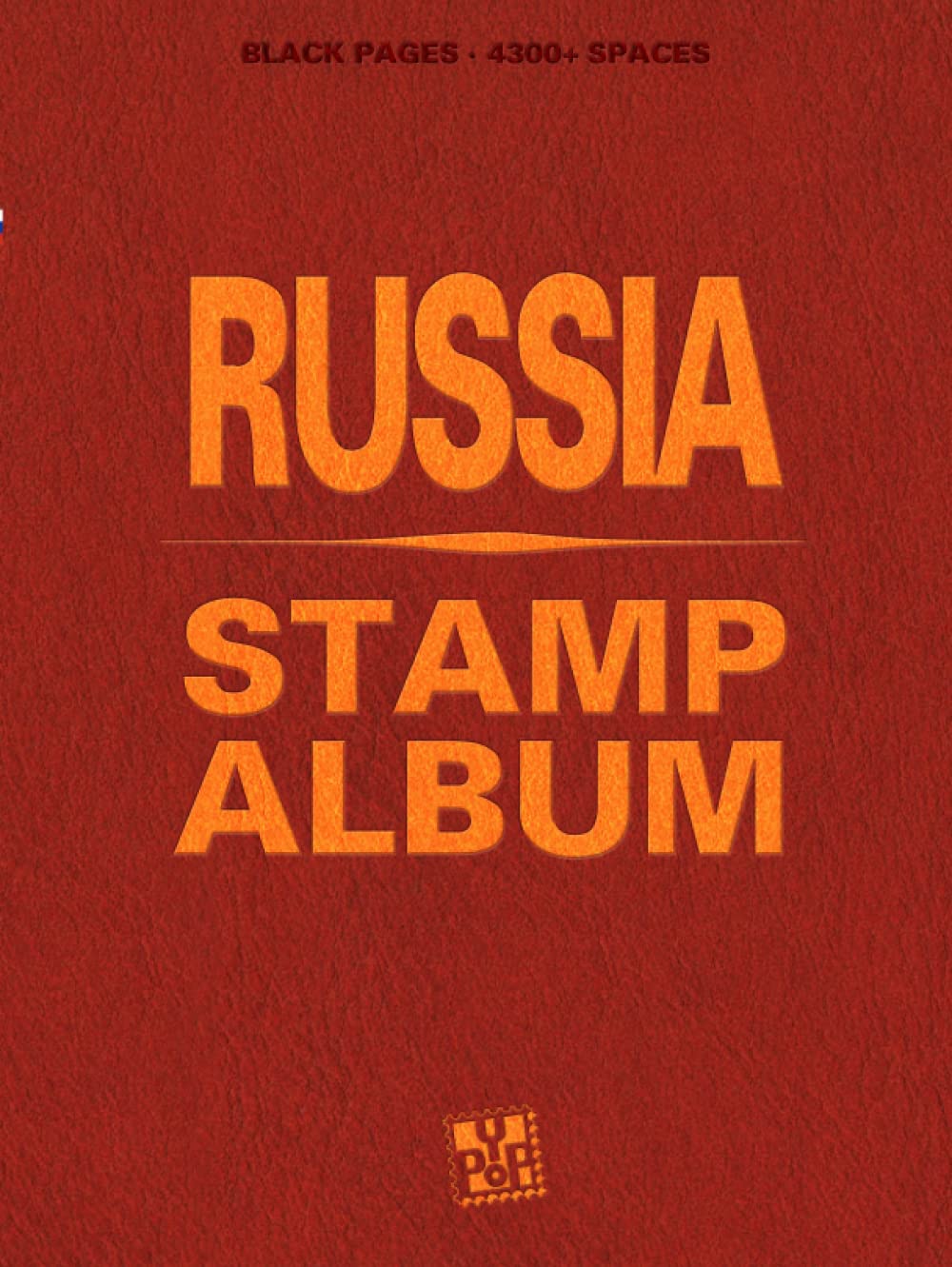 RUSSIA Stamp Album: With beautiful aesthetic black pages and more than 4300 spaces to sort and ...