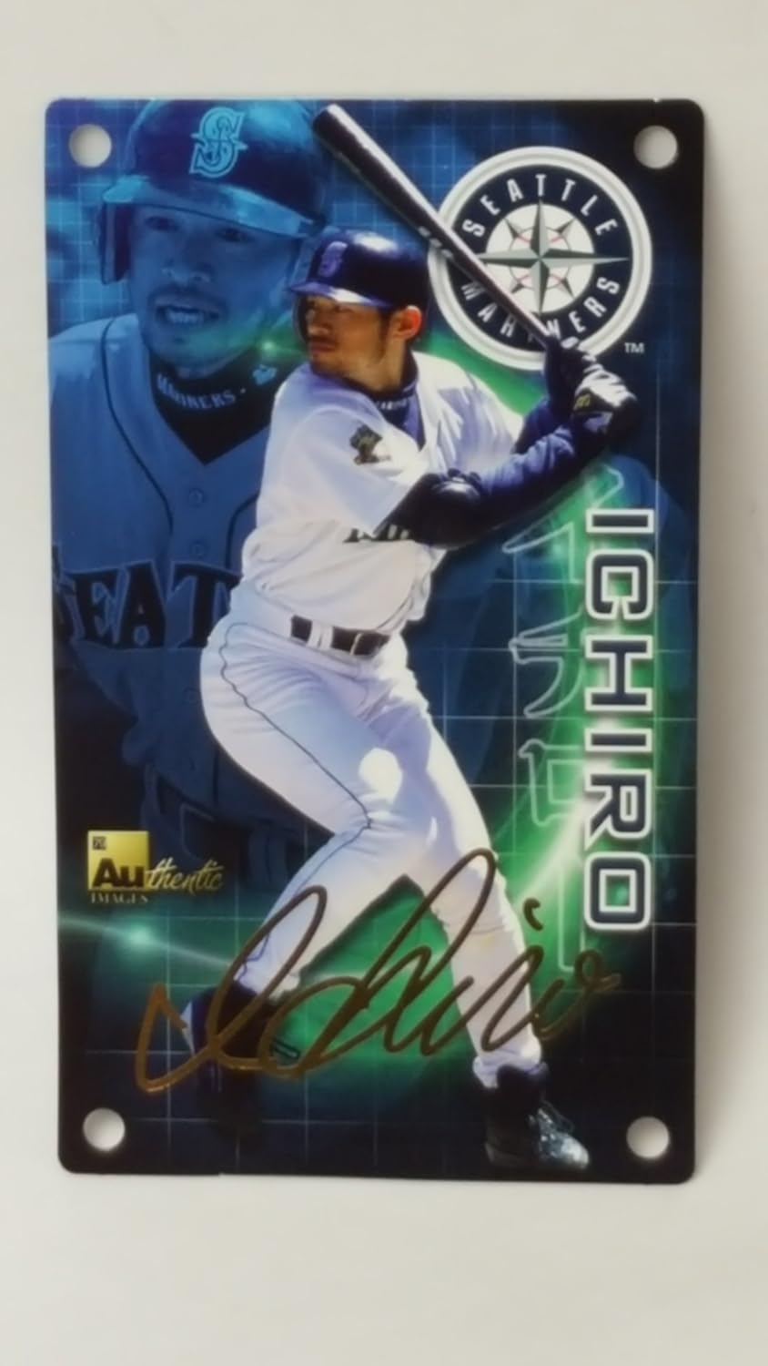 Amazon.com: Authentic Images 2001 Ichiro Suzuki Gold Signature Rookie ...