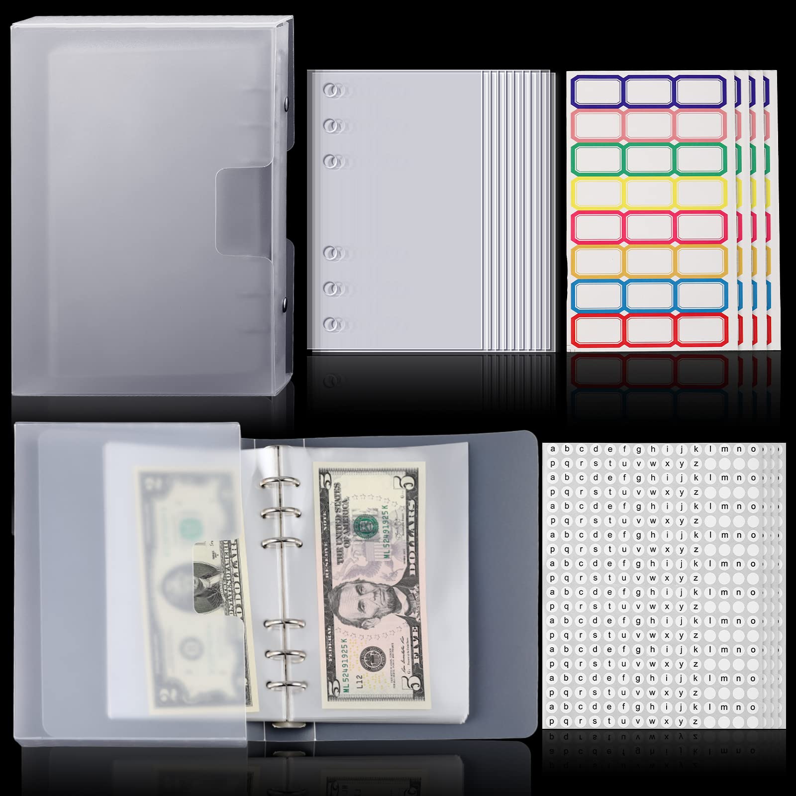 Buy Dollar Bill Holders with 100 Pockets Currency Album Portable ...