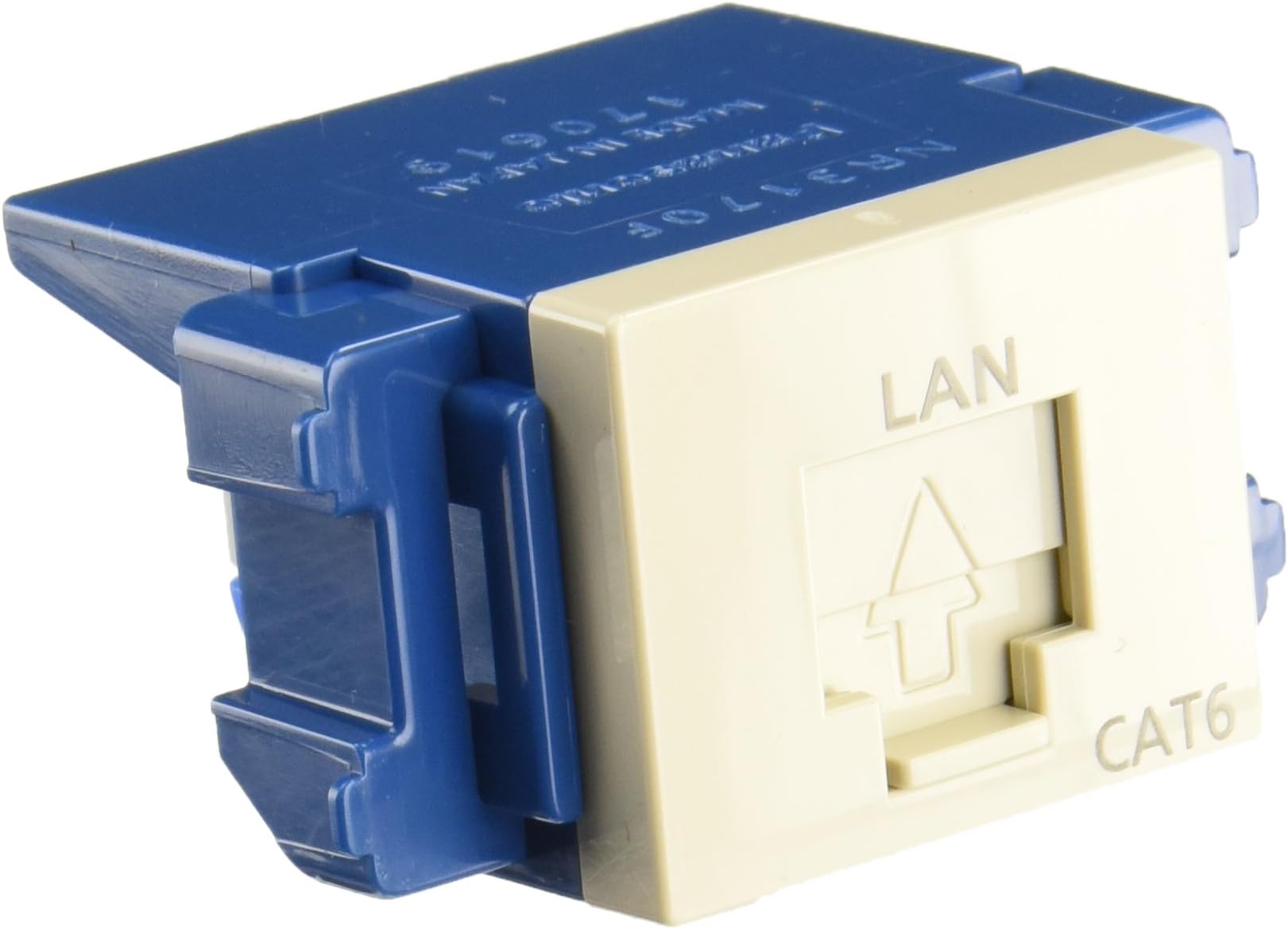 Amazon.co.jp: パナソニック (Panasonic) LAN用配線器具 情報モジュラジャック アドバンスシリーズ ぐっとす ...