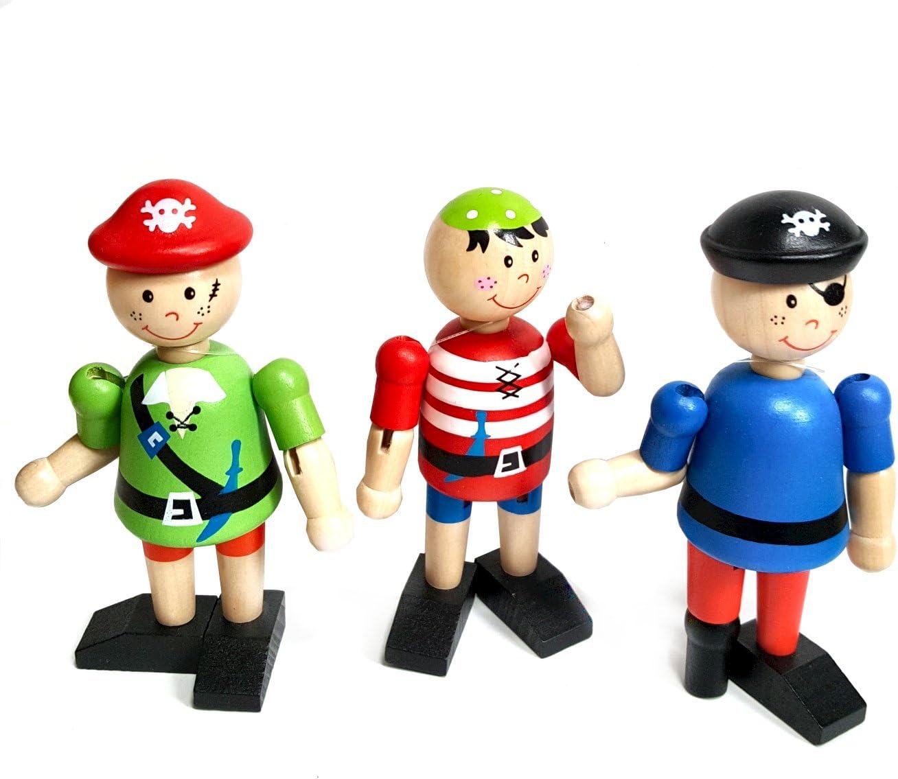 Keycraft Wooden Flexi Pirate Toy : Amazon.co.uk: Outlet