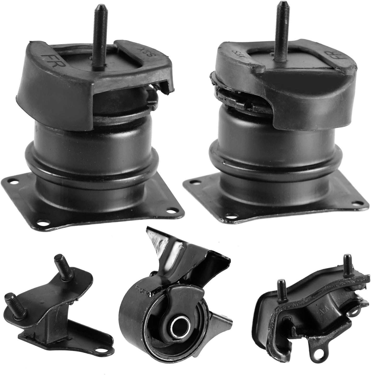 Amazon.com: Engine Motor Mount 5PCS Transmission Mount Kit Compatible ...