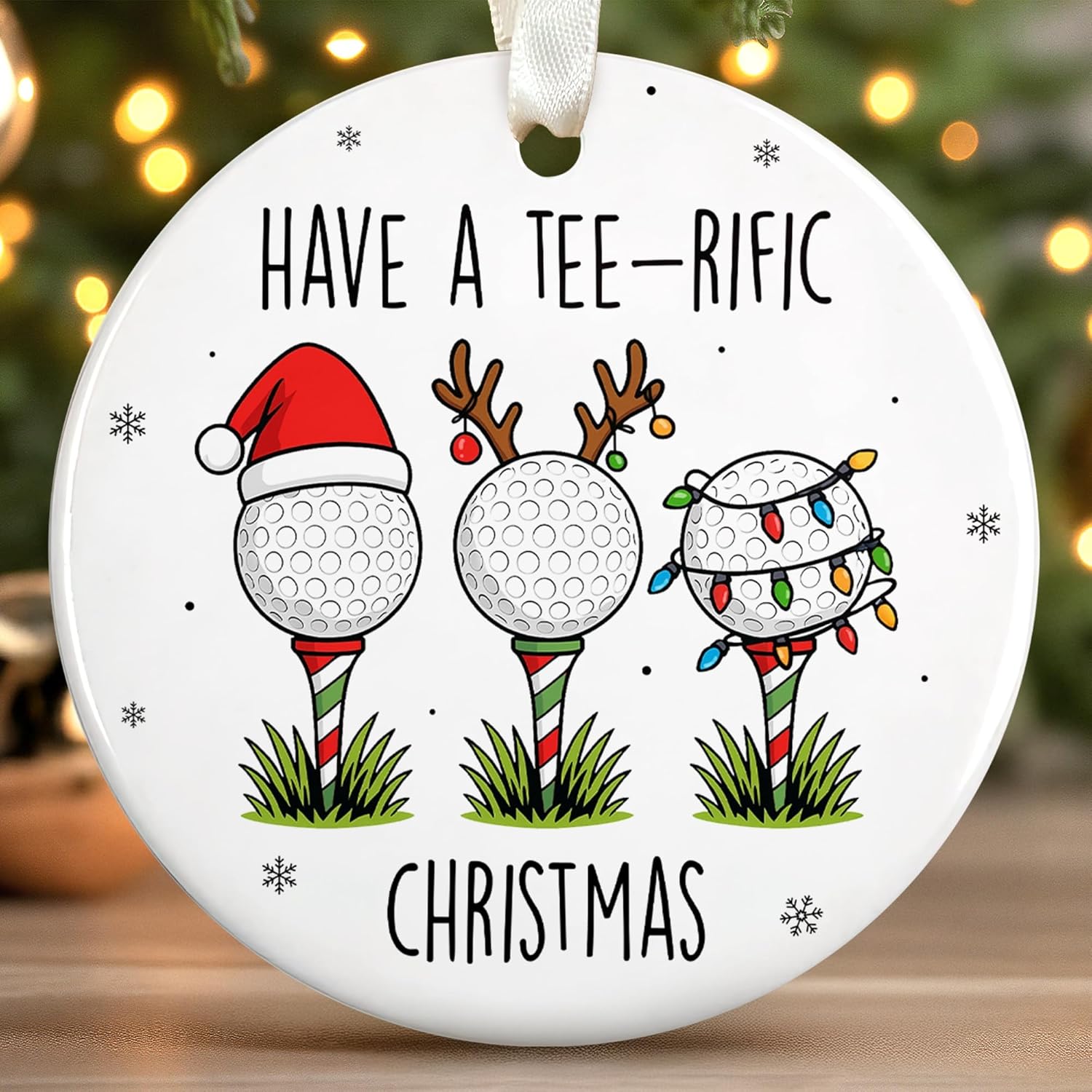 Amazon.com: TEEBIM Golf Christmas Ornament - Golf Ornaments for ...