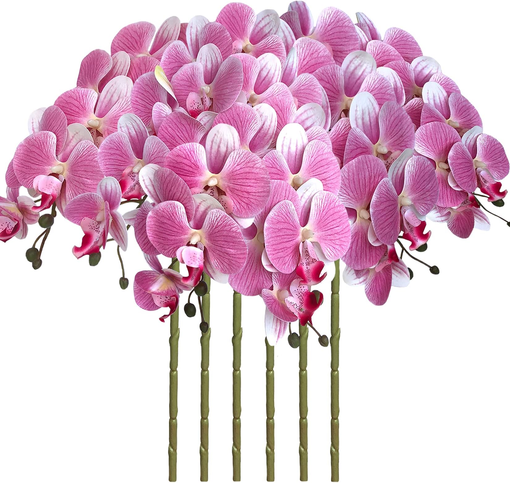 Lot de 20pcs 9cm Orchidée Papillon Fleur Artificielle Tête de Fleur ...