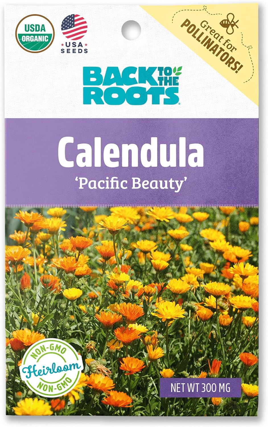 Amazon.com : Seed Packet - Calendula 'Pacific Beauty' 300mg : Patio ...