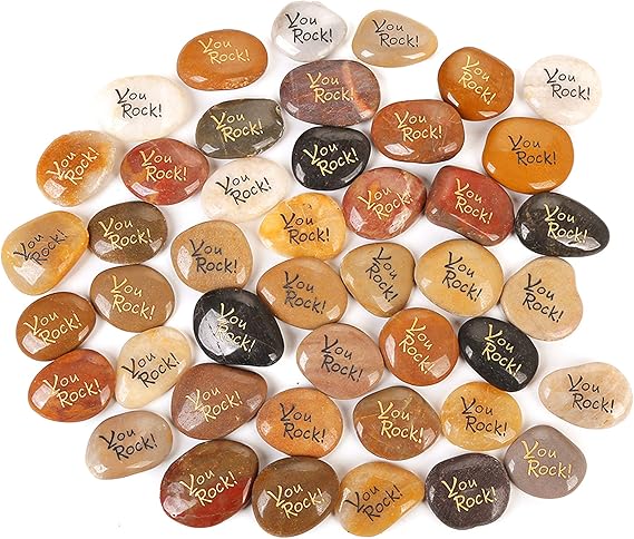 Amazon.com: 50PCS You Rock! RockImpact You Rock Gifts You are amazing ...