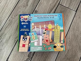 Learning Resources MathLink Cubes Numberblocks 21–30 Activity Set, Toys ...