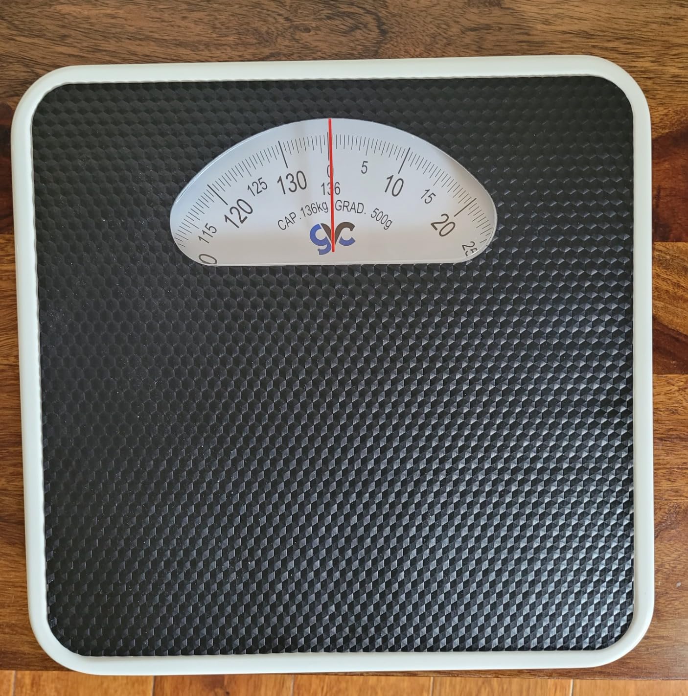 GVC Large Surface Iron Analog Weighing Scale (Black), 2 Kilograms ...