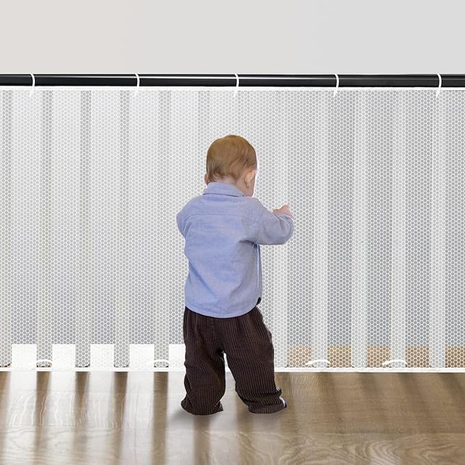 Amazon.com: Cupount Banister Guard for Balcony Safety Netting - Stair ...