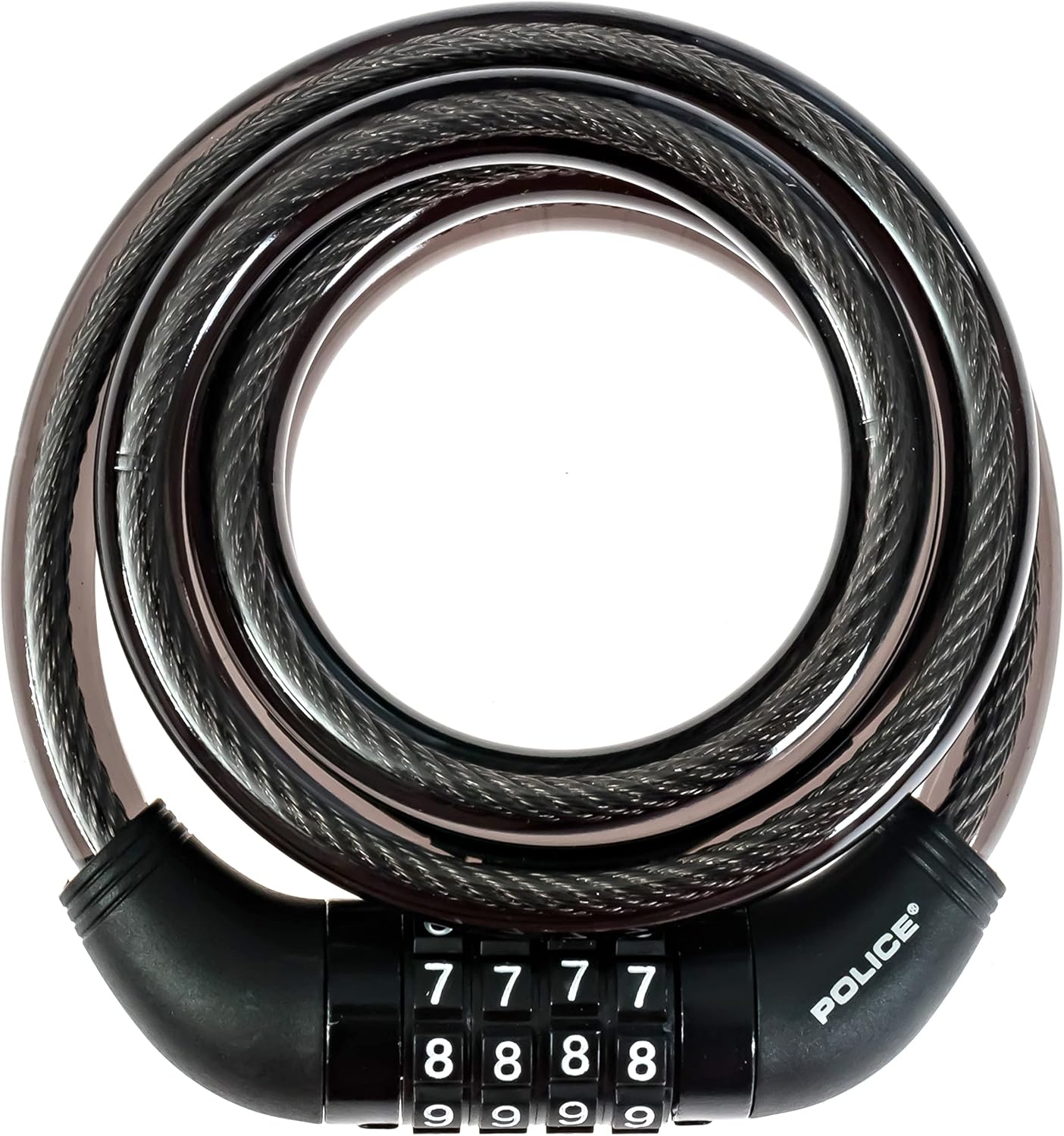 Amazon.com: 4 Digit Combination Cable Bike Lock, Keyless Resettable ...