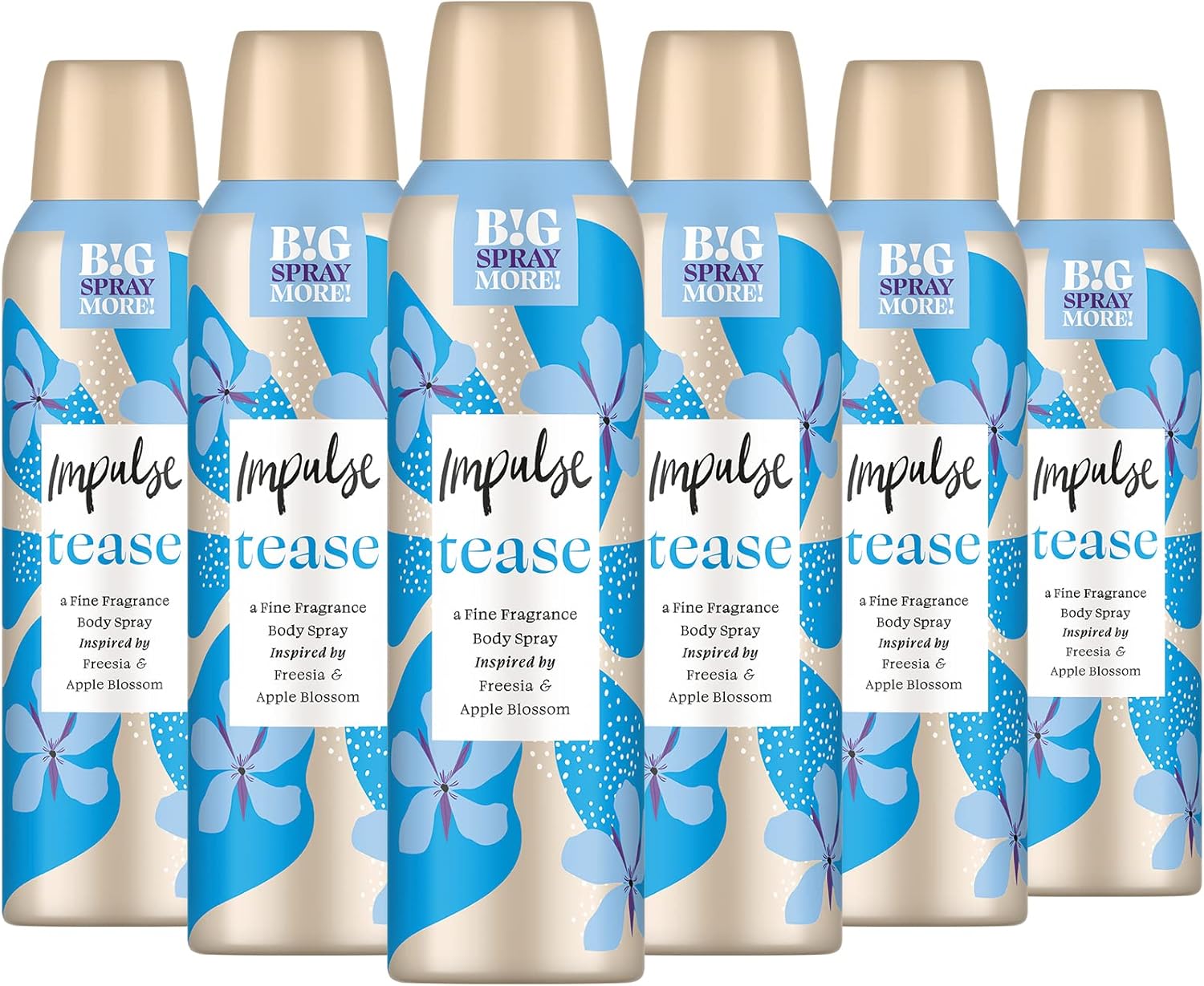 Impulse Tease Body Spray Deodorant 6 x 150 ml : Amazon.co.uk: Beauty