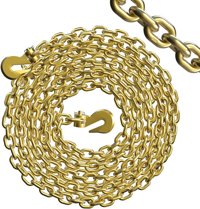 Amazon.com: SENKEYFE G80 Safety Binder Chain 1/4"×20 FT Heavy Duty ...