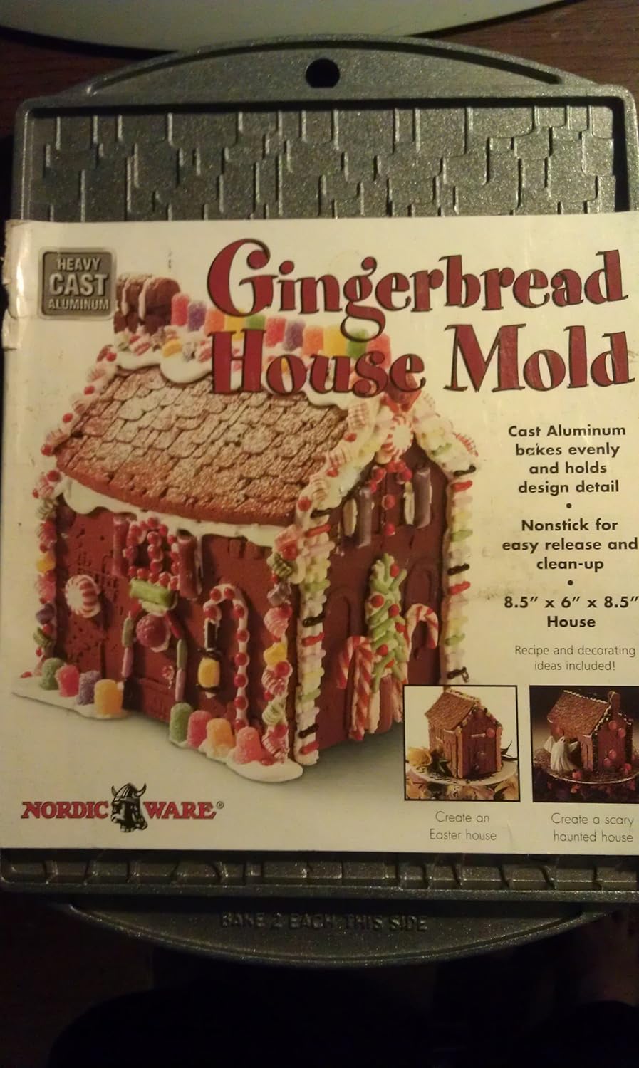 Amazon.com: NordicWare German Gingerbread House Mold: Baking Molds ...