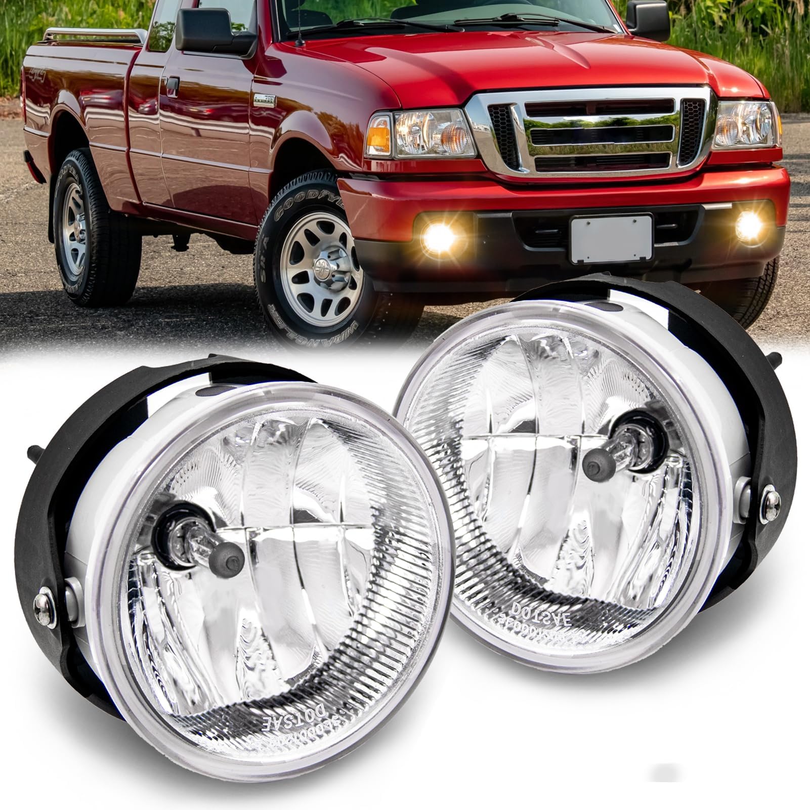 Amazon.com: RAPOOSANS Driving Fog Lights Lamps Assembly for 2007-2013 ...
