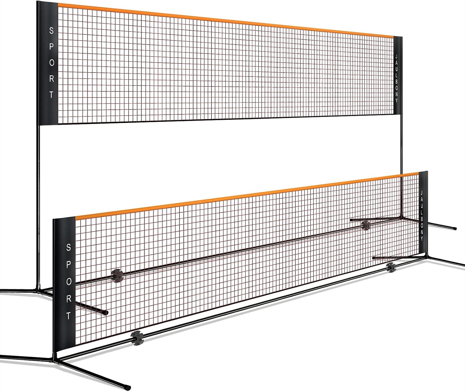 Amazon.com : Jaulbony Pickleball Net Volleyball Net Outdoor Height ...