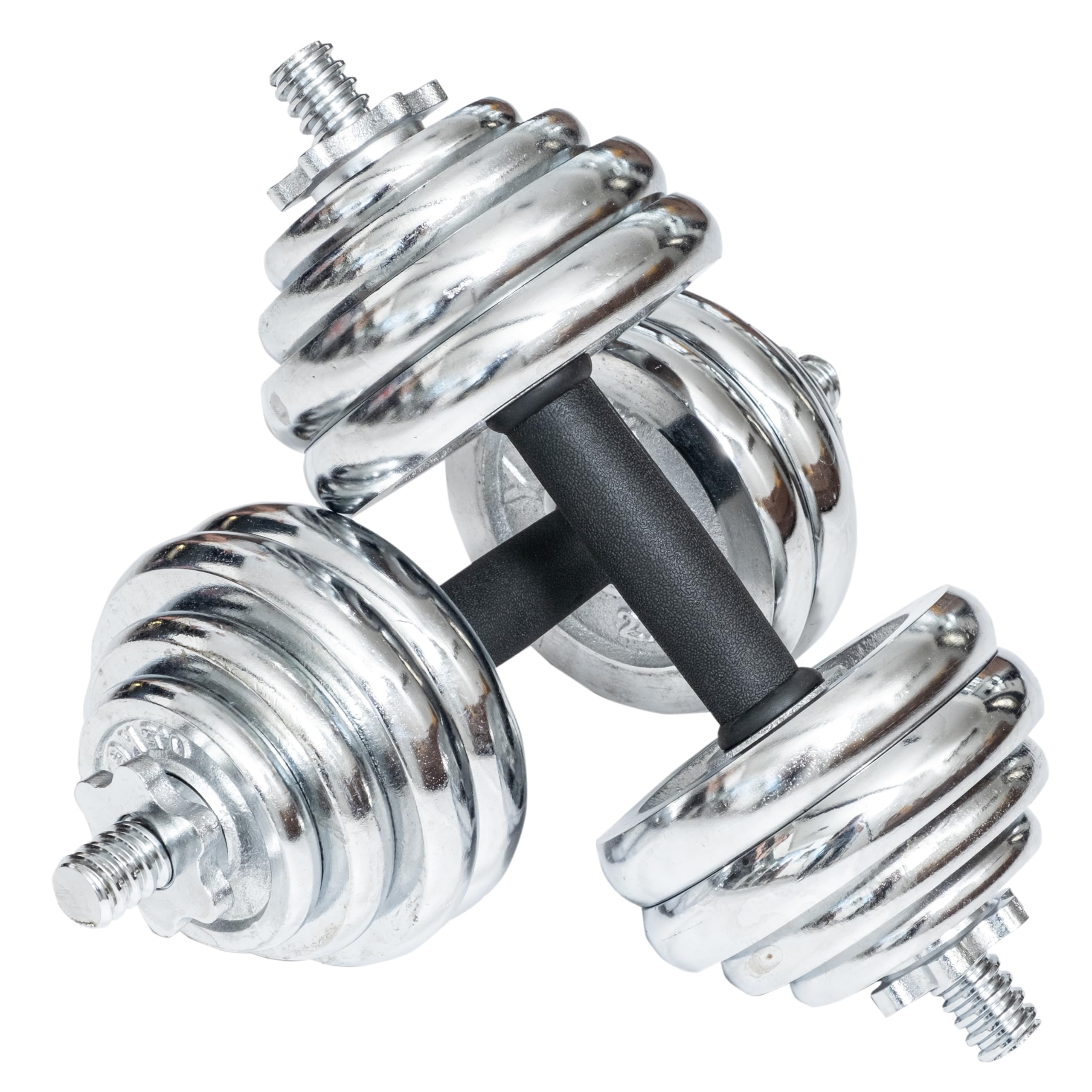 FXB Cast Chrome Dumbbell Spinlock - Adjustable Dumbbell Free Weights ...