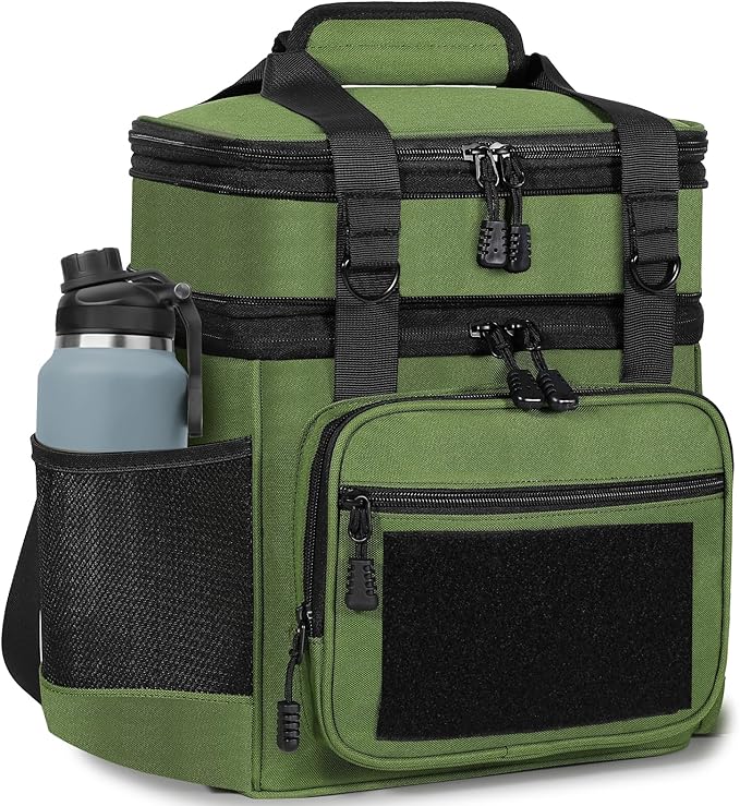 Amazon.com: GLENKEY Tactical Lunch Box Cooler Bag - Expandable ...