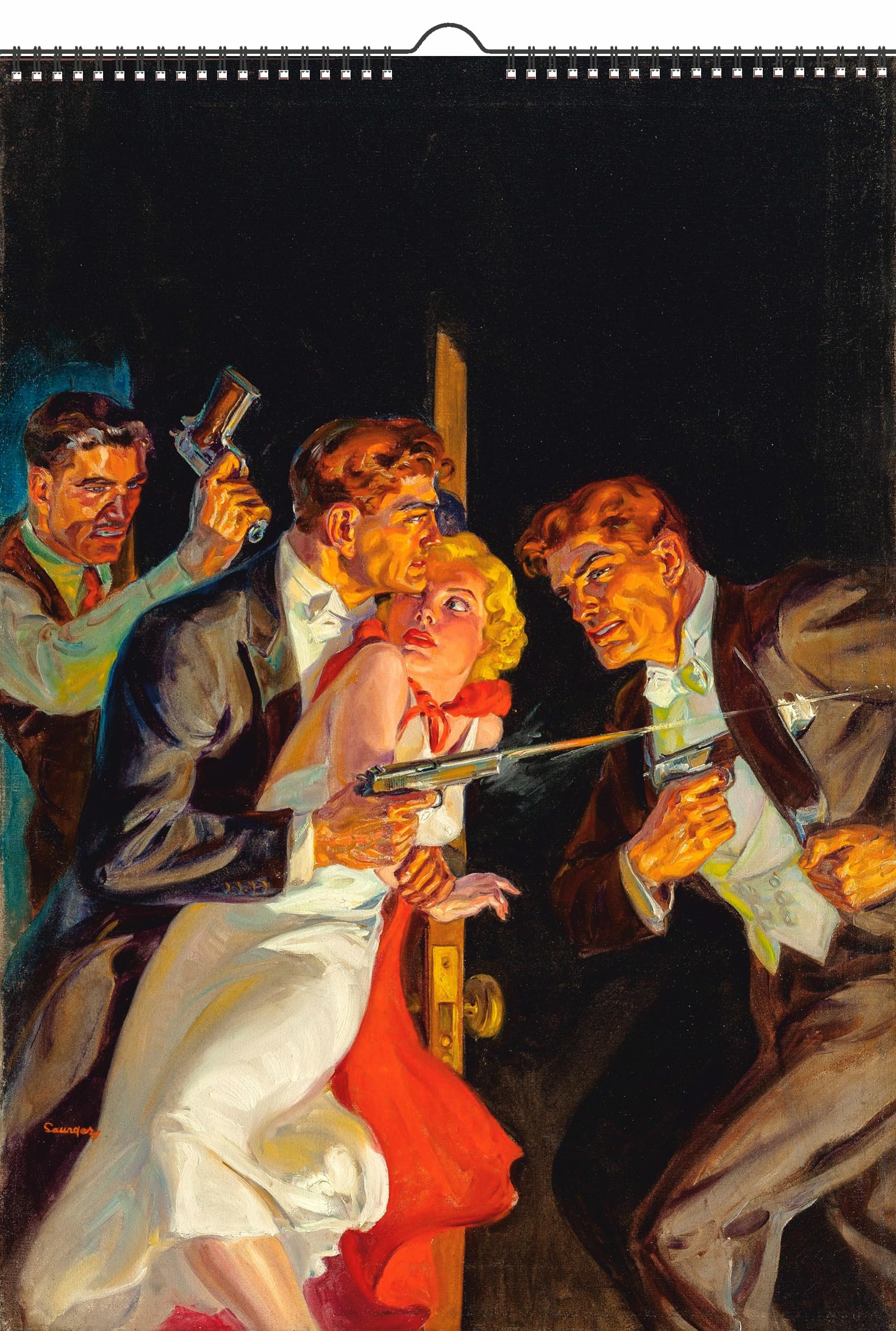 2025 Wall Calendar [12 pages 8"x12"] PULP FICTION MAGAZINES Vintage ...