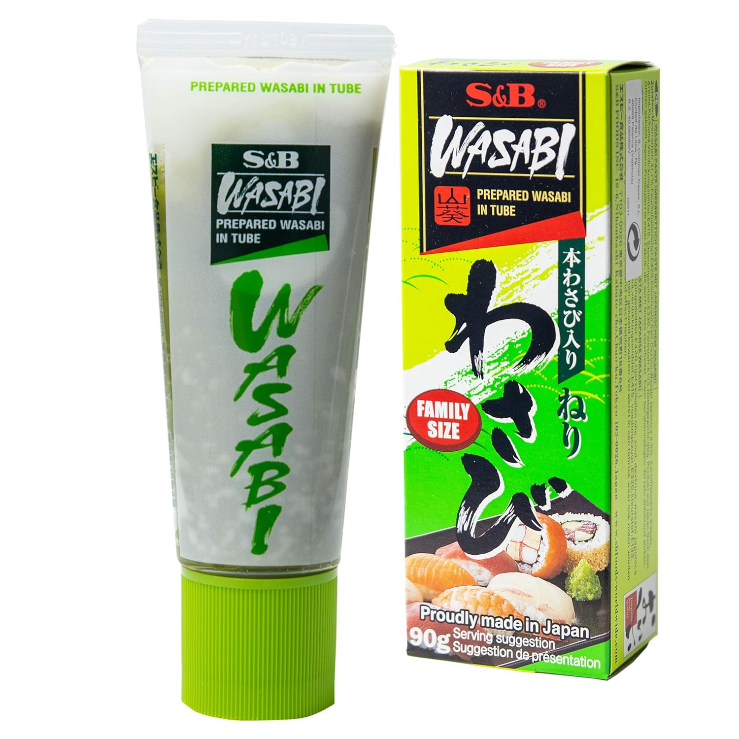Amazon.com : S&b Foods Wasabi Paste 90gm : Grocery & Gourmet Food