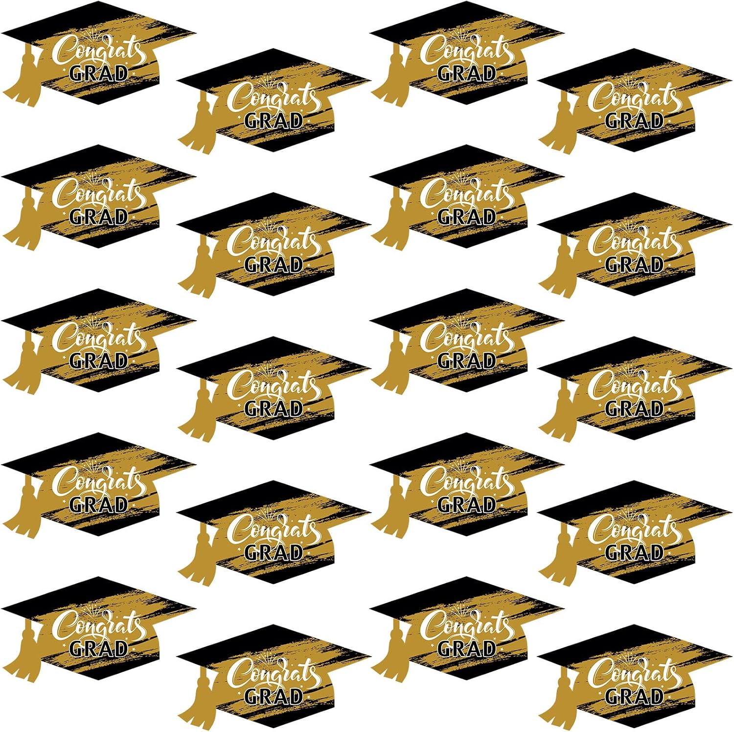 Amazon.com: Funrous Graduation Cap Cutouts 20 Pcs 2025 Party ...