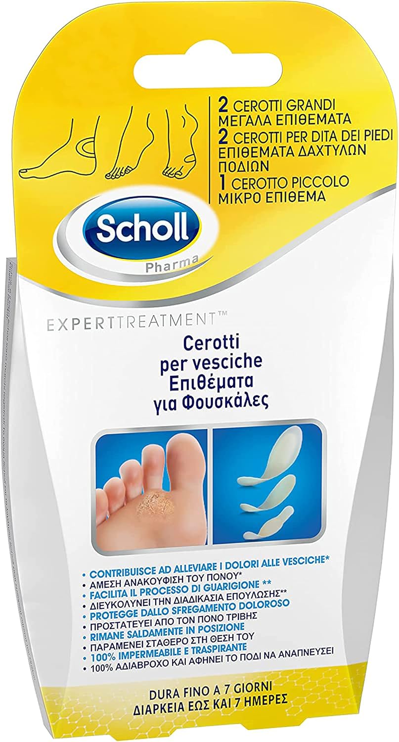 Scholl Cerotti per le Vesciche dei Piedi ad Alto Potere Adesivo ...