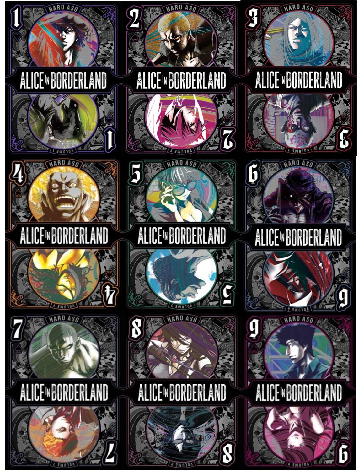 Alice in Borderland 9 Books Collection Set (Volumes 1-9) by Haro Aso ...