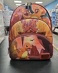 Amazon.com | Loungefly Pokemon Charmander Evolutions Triple Pocket ...