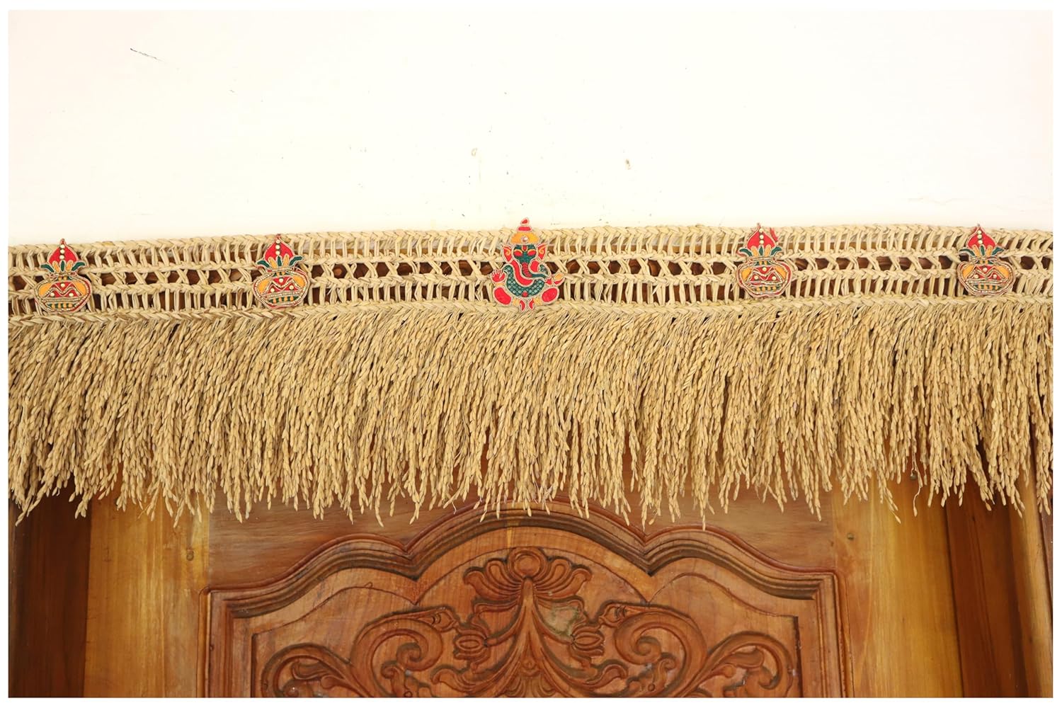 Natural Paddy Door Thorana 3.5 feet (1 Paddy Torana Length-42inches ...
