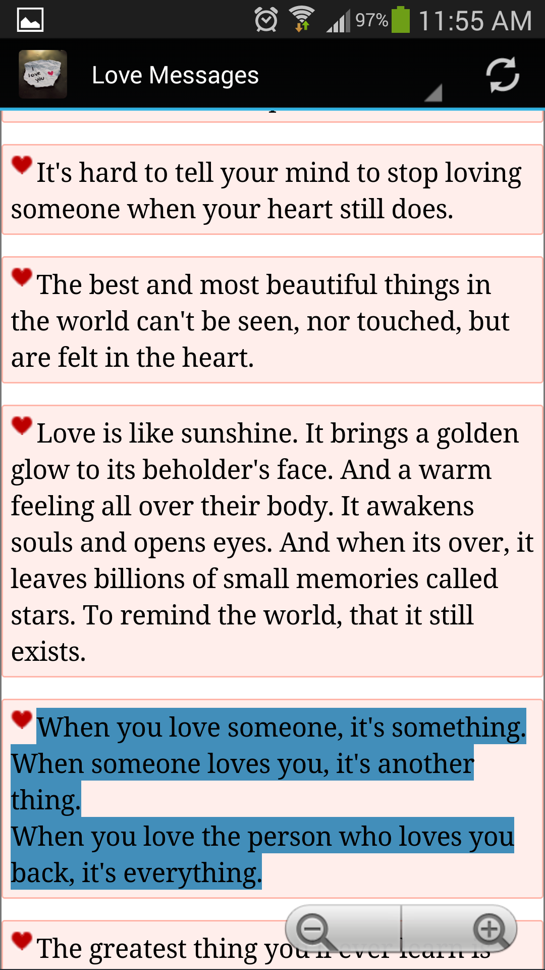 Love Messages - App on Amazon Appstore