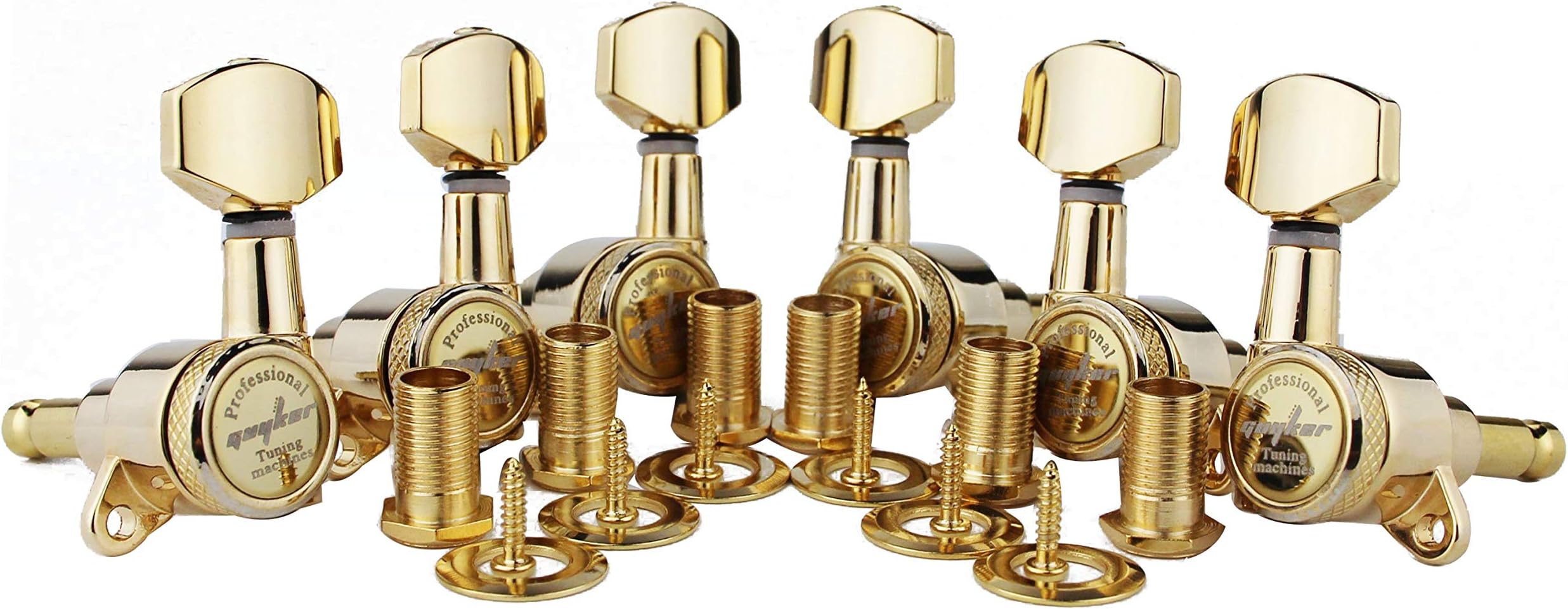 Amazon.com: Guyker Guitar Locking Tuners (3L + 3R Handed) - 1:18 Lock ...