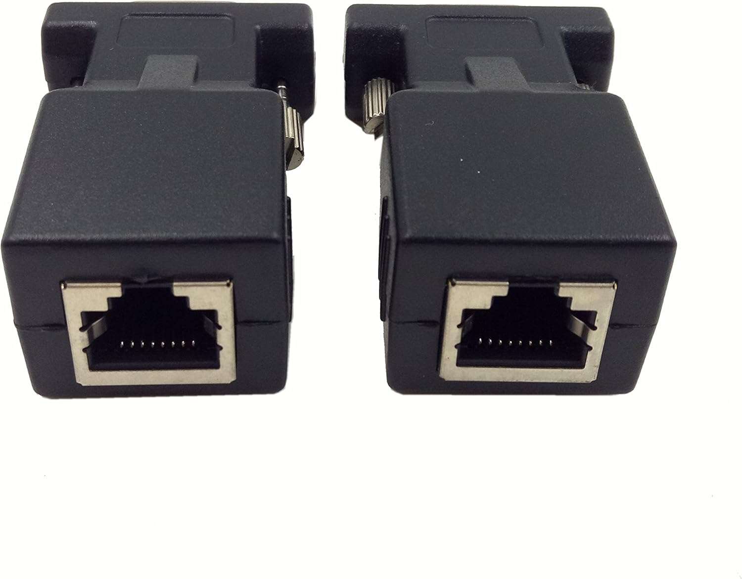 2-Pack VGA Extender Adapter Over Ethernet CAT5/CAT6 RJ45 Female Network ...