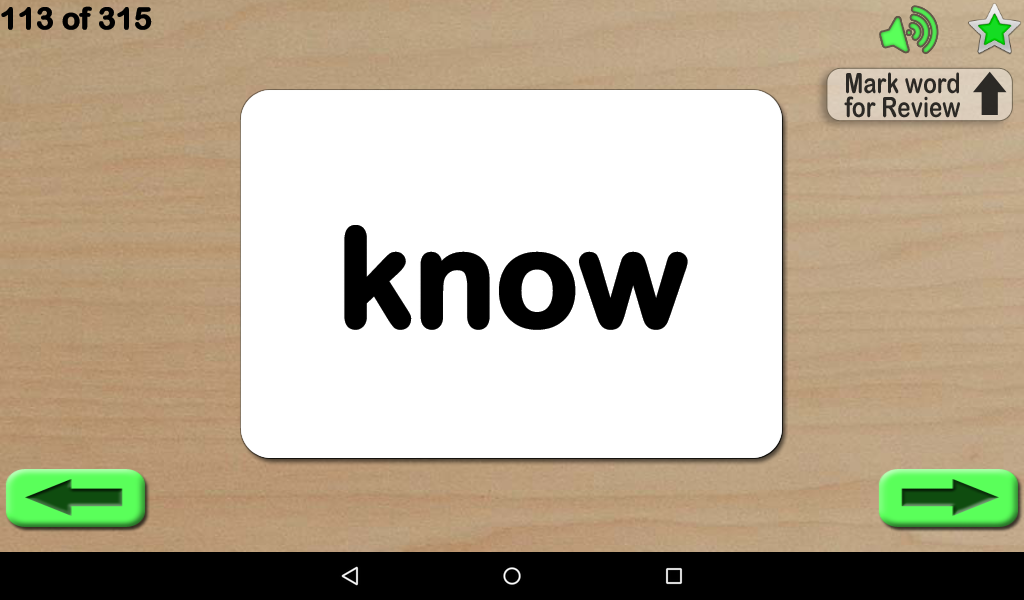 Sight Words - App on Amazon Appstore