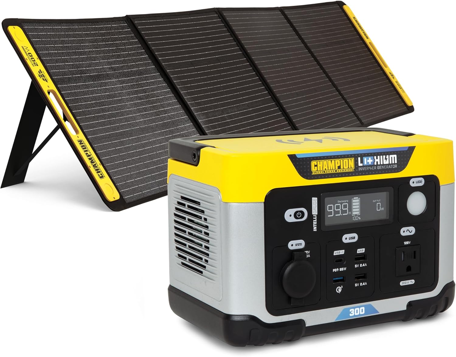 Amazon.com : Champion Power Equipment 285-Wh Portable Solar Power ...