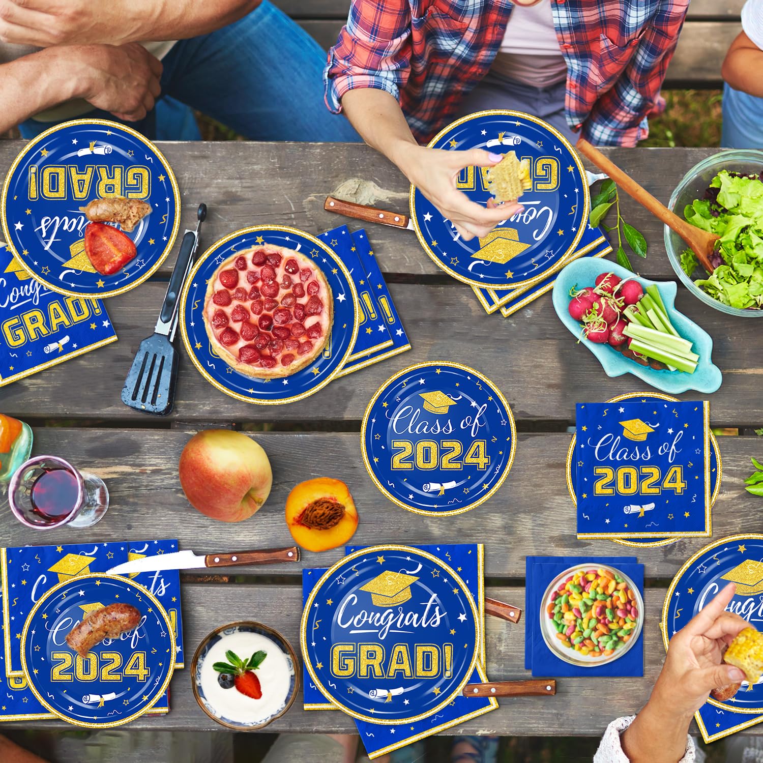 Snapklik.com : Graduation Plates And Napkins 2024 Graduation Party ...