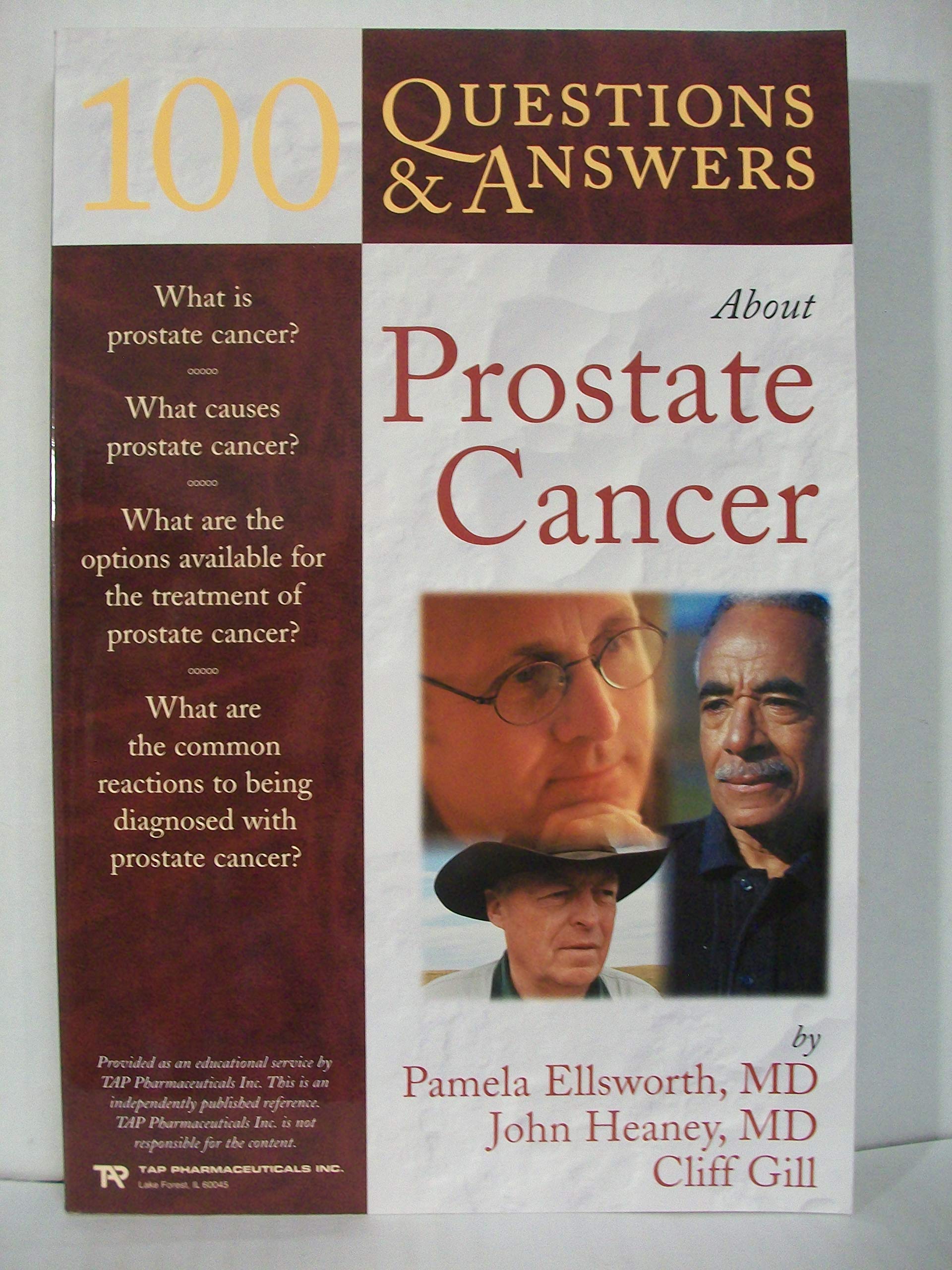100 Questions & Answers About Prostate Cancer (TAP Pharmaceuticals ...