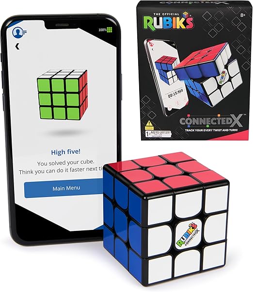Amazon.com: Rubik's Cube, The Official Rubik’s ConnectedX, Bluetooth ...