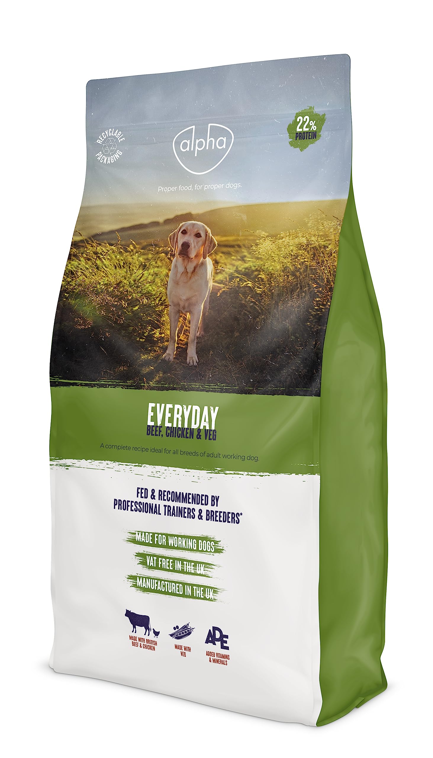 Alpha Everyday Adult Dog Food 10kg : Amazon.co.uk: Pet Supplies