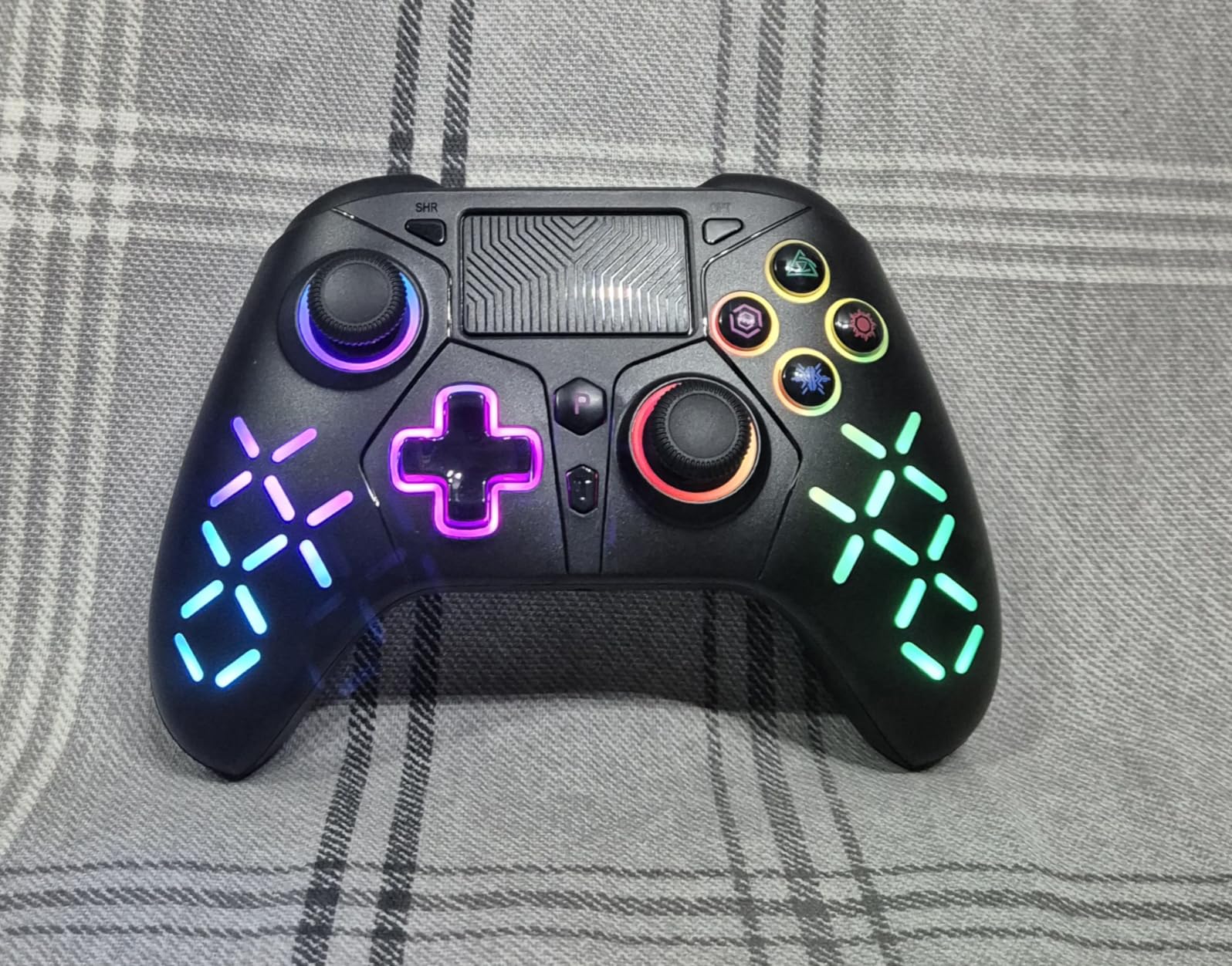 TURPOW Wireless Controller for PS-4 Gamepad Remote Control with Dual ...