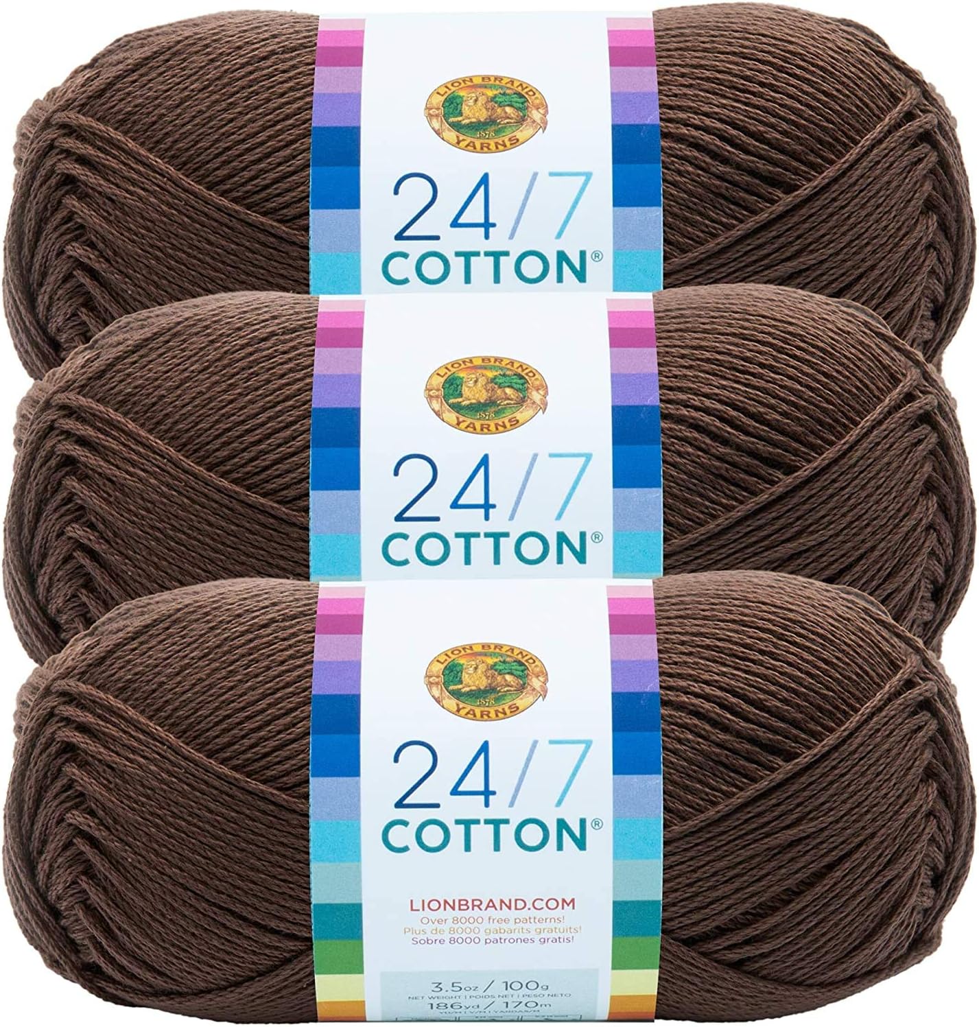 Amazon.com: Loops & Threads Impeccable Yarn 4.5 oz. One Ball - Sunny Day