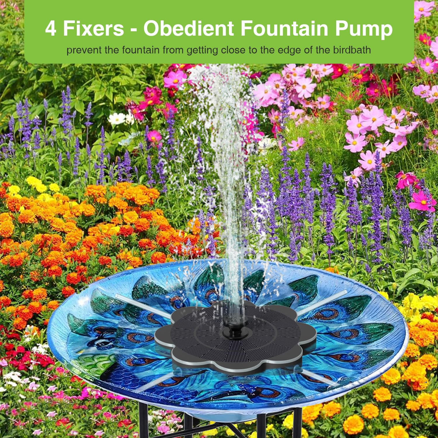 Floating Solar Water Fountain Solar Powered Floating Pump Water