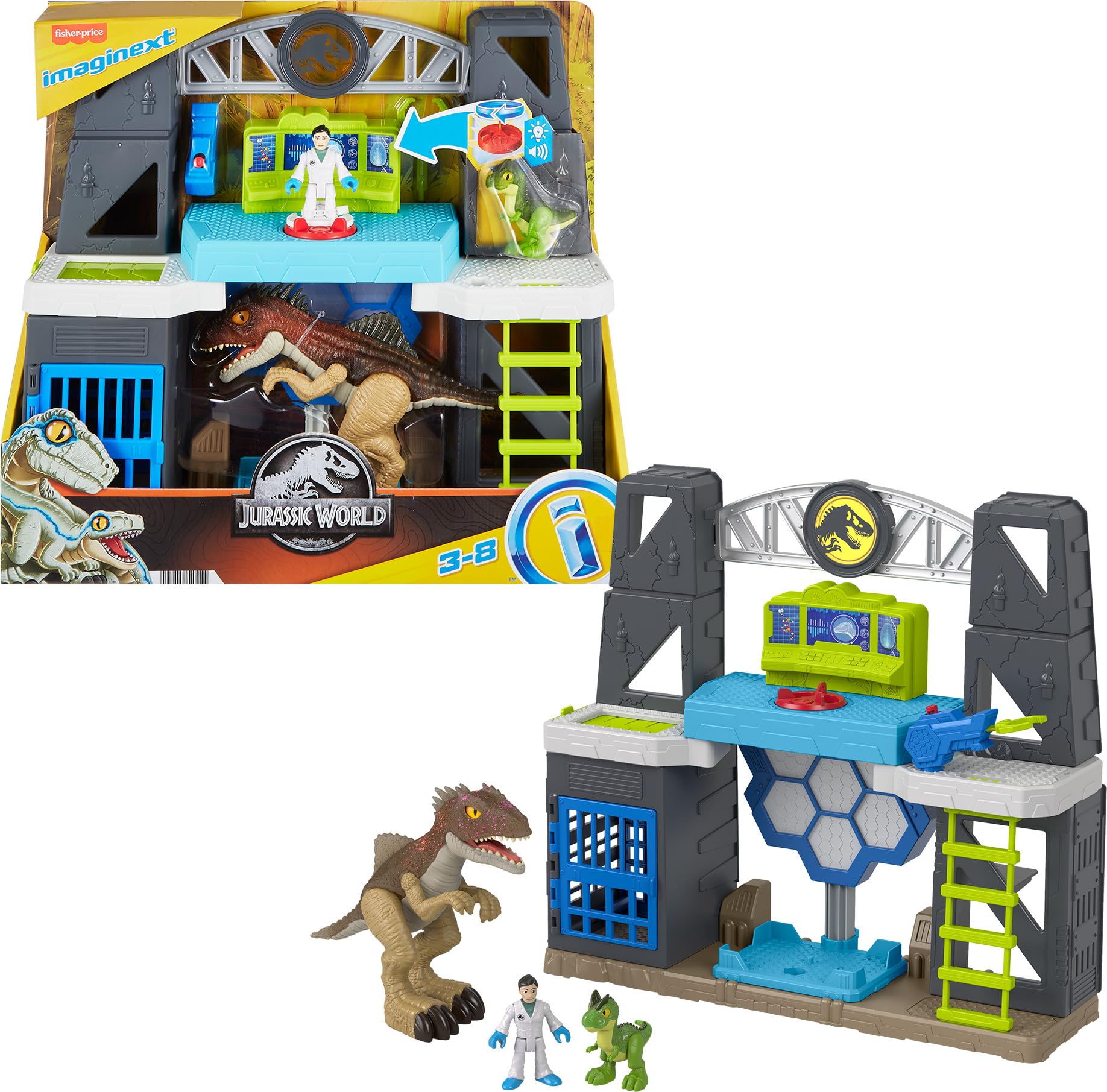 Amazon.com: Fisher-Price Imaginext Jurassic World Dinosaur Toys Scan ...