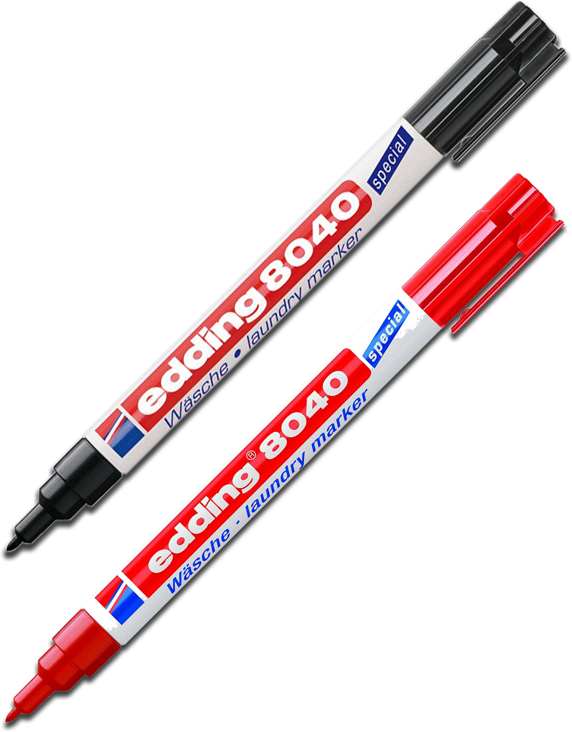 edding 8408 Wäschekennzeichnungsset - schwarz - 1 Stift - Rundfeder 0 ...
