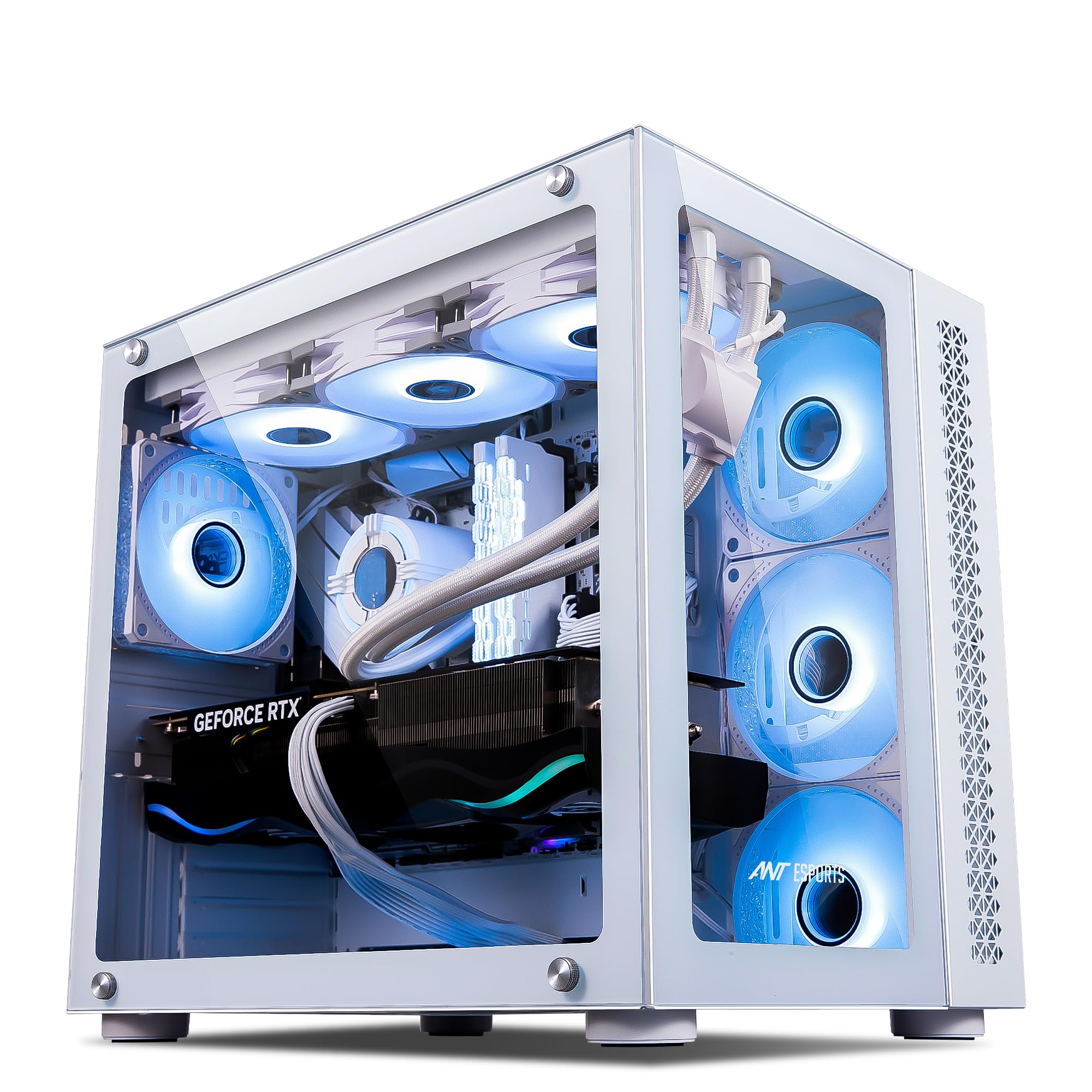 Amazon.in: Buy Ant Esports Crystal Mini-Tower Computer Case/Gaming ...