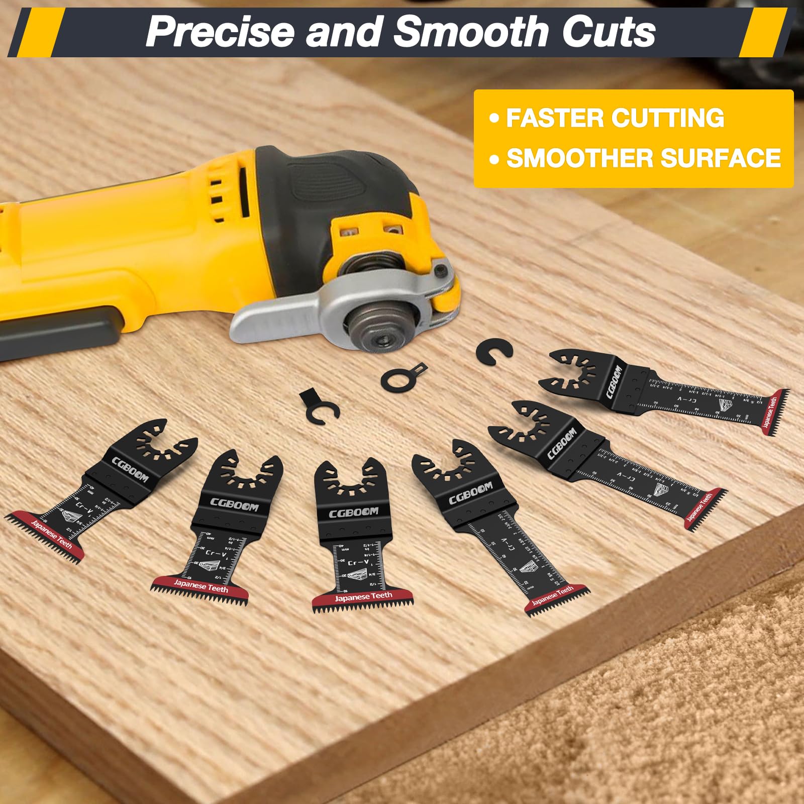 Japanese Saw 34.1mm*0.6mm14T Blue Ground Teeth CRV Oscillating Multi ...