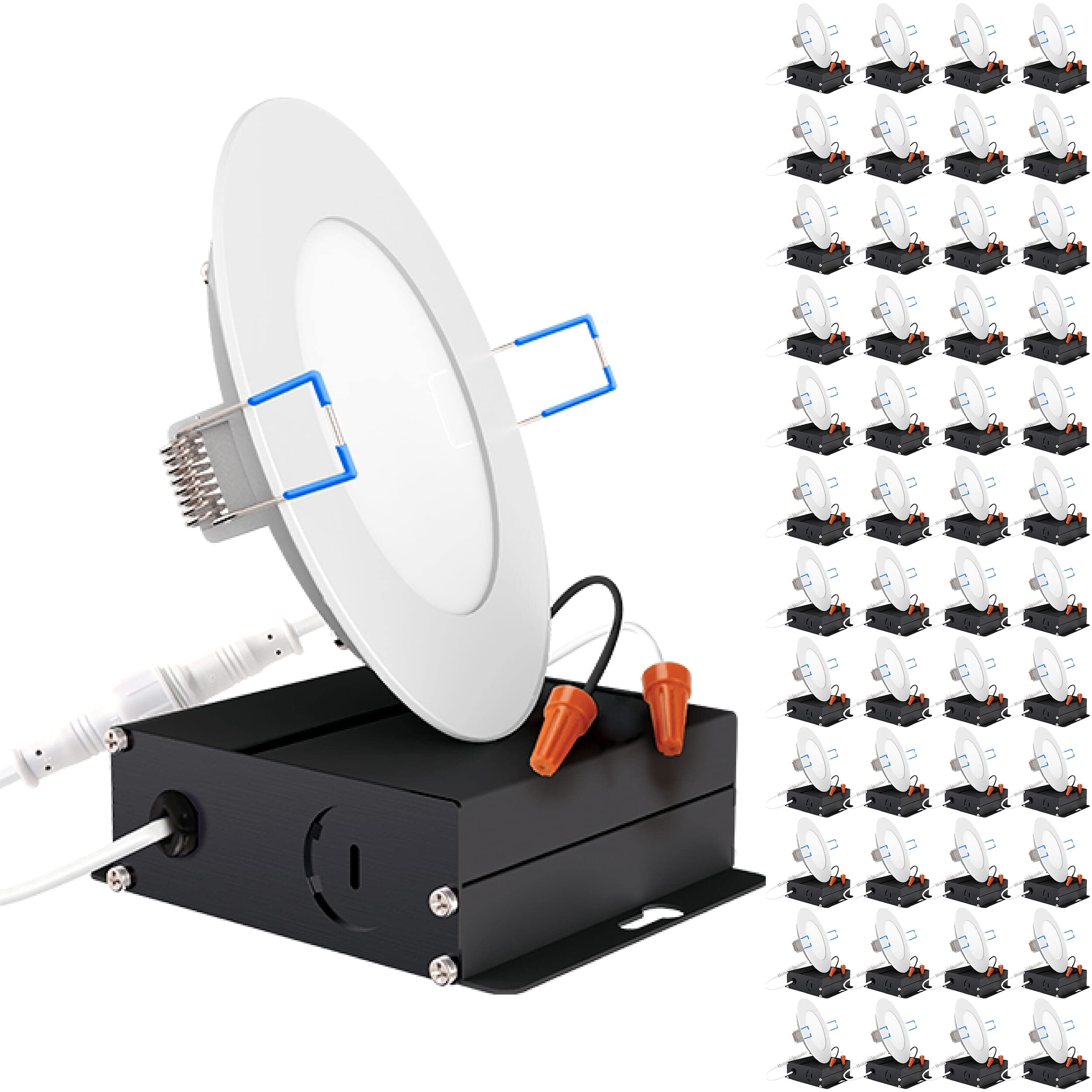 Sunco 48 Pack 4 Inch Ultra Thin LED Recessed Ceiling Lights Slim, 6000K ...