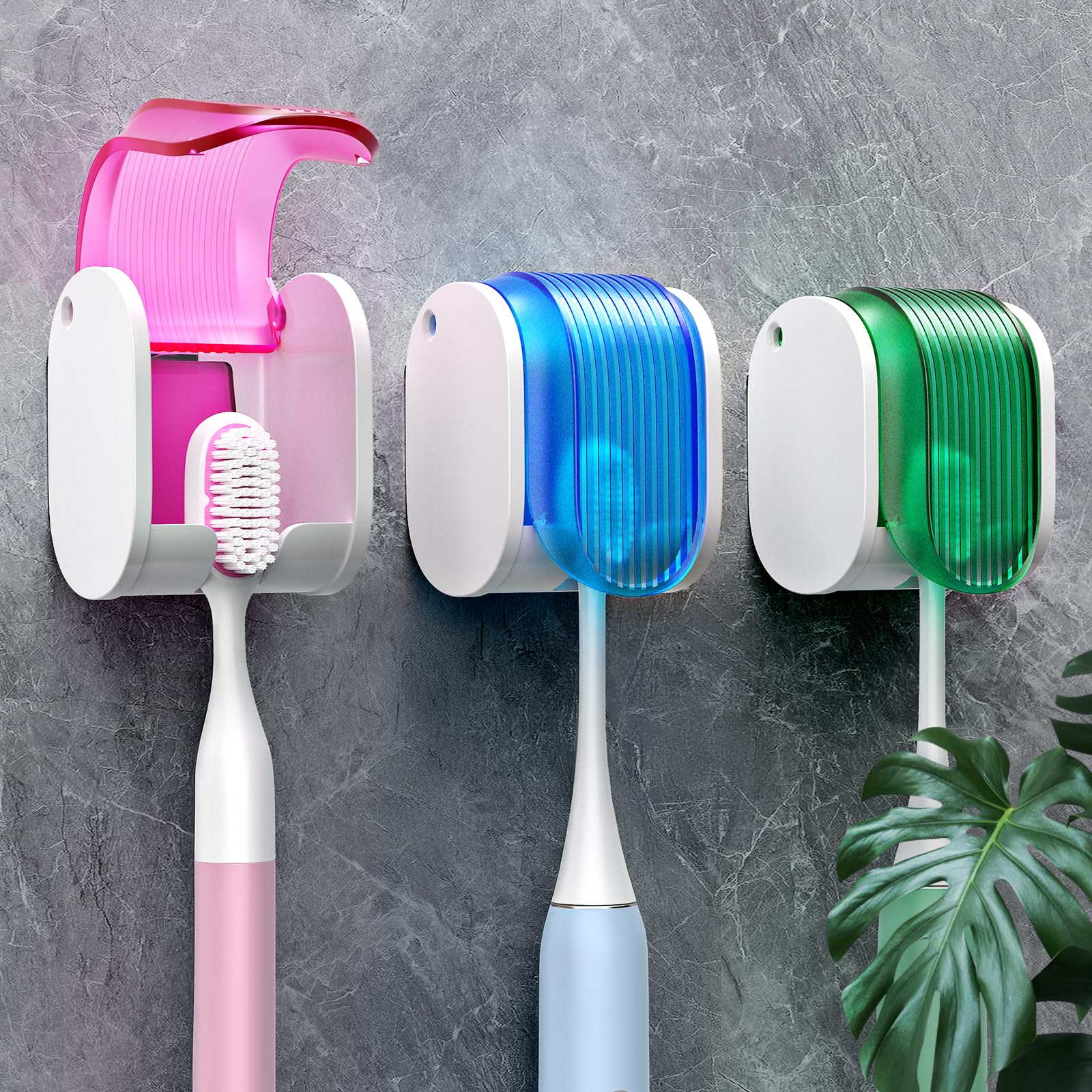 Amazon.com: Toothbrush Holders for Bathrooms【Upgrade Single Slot Design ...