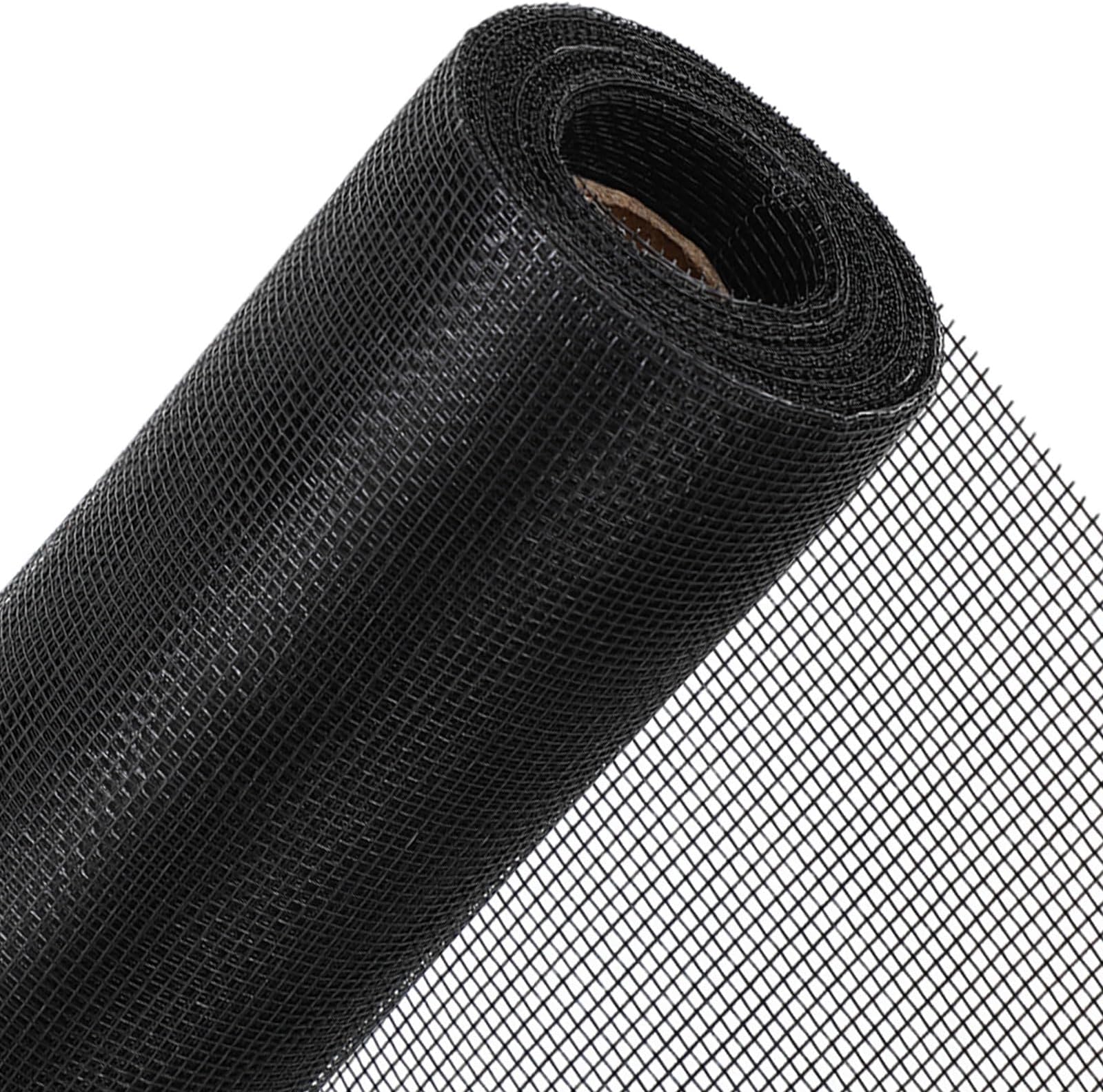 Wesnoy 36 Inch x 394 Inch Window Screen Replacement Durable Fiberglass ...