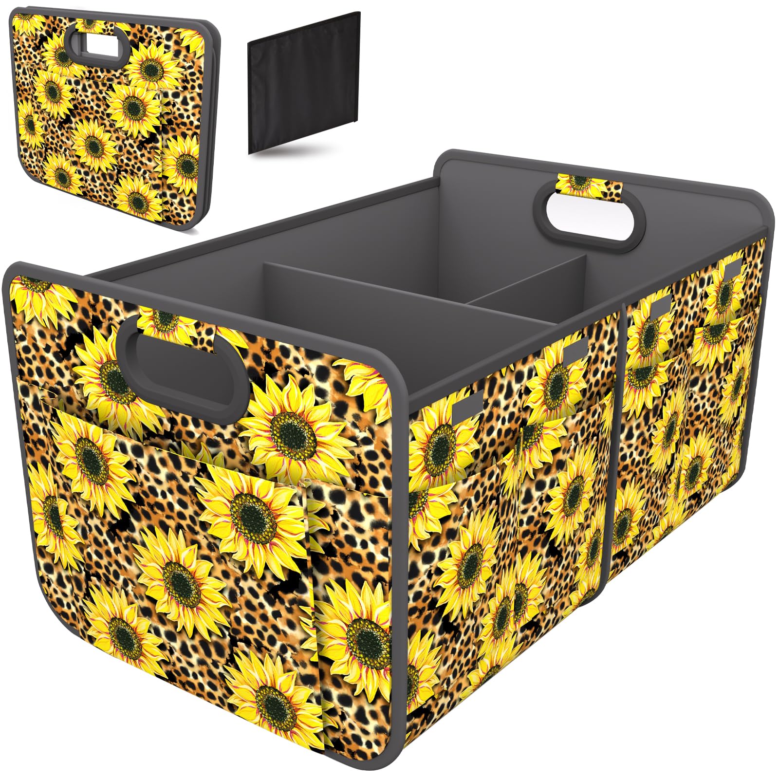 Amazon.com: Homeve Car Trunk Organizer, Car Storage, Reinforced Handles ...