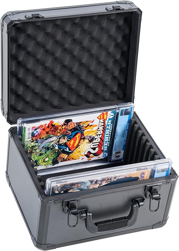 D DACCKIT Graded Comic Book Storage Box Compatible with 10 CGC Comic ...