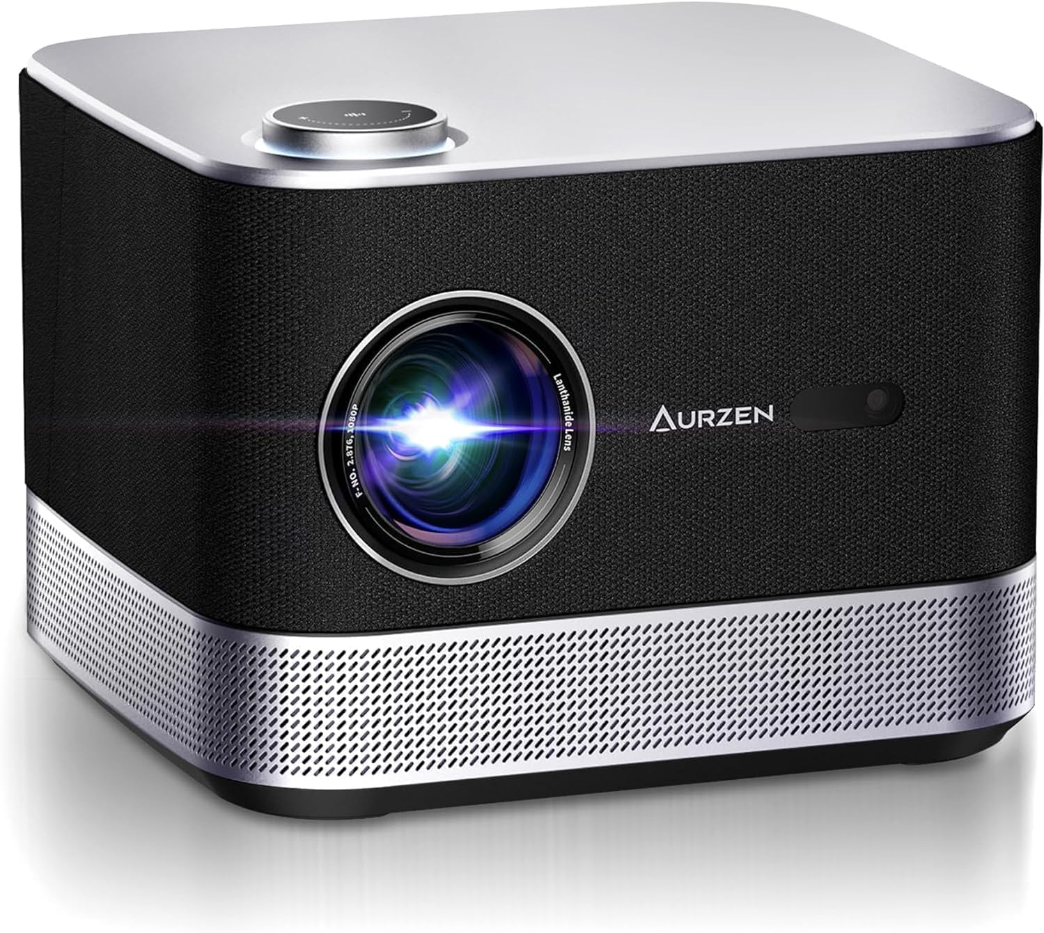 3-in-1 Projector 4K Supported, AURZEN Boom 3 Smart Projector with WiFi ...